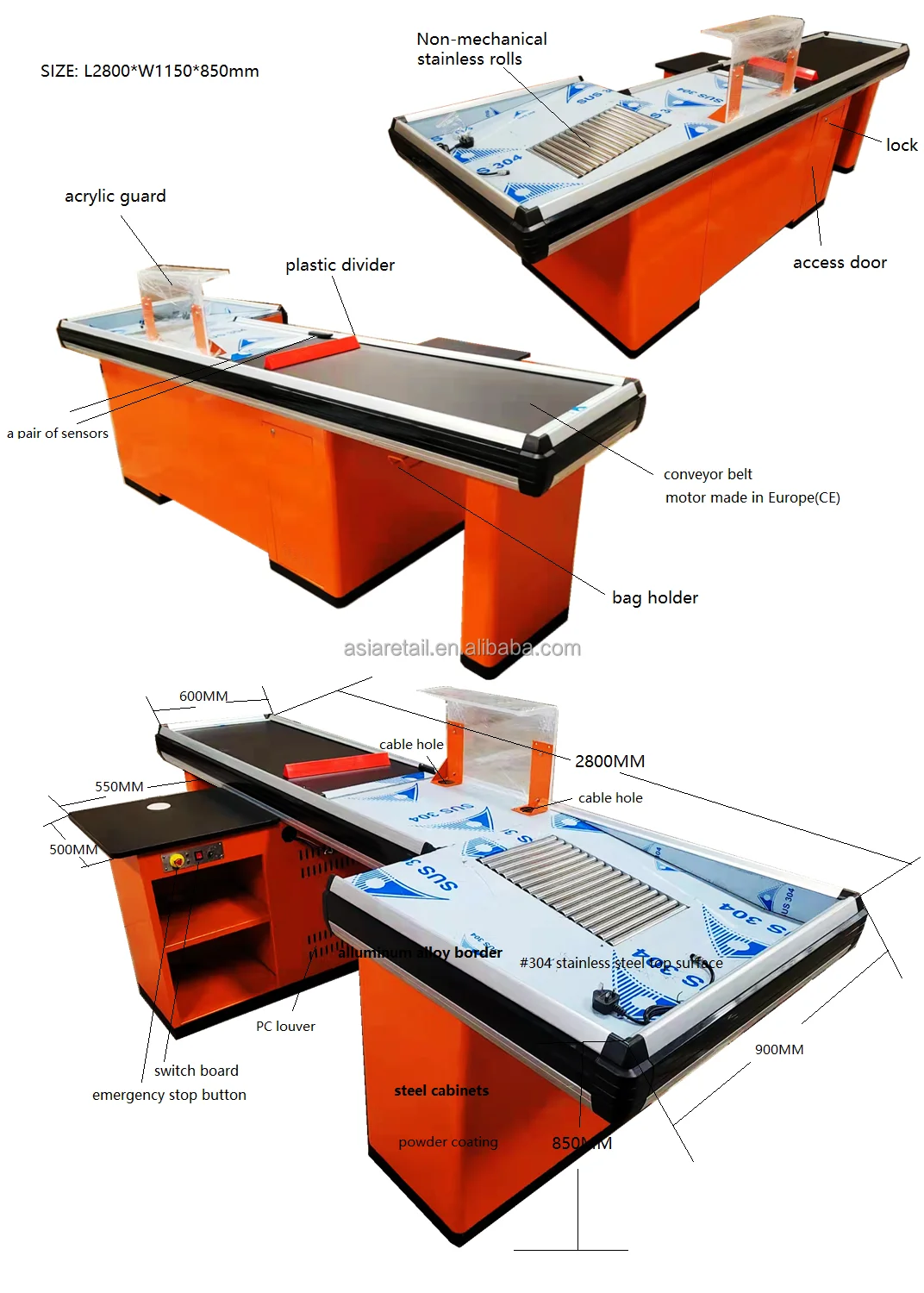 Metal Cash Counter Wraps - Durable & Customizable Solutions