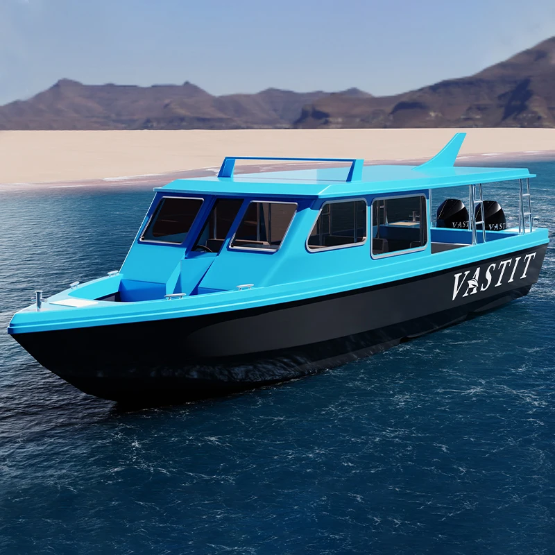 38ft Fiberglass Speed Boat for 26 People Water Travel Bus Passenger ...