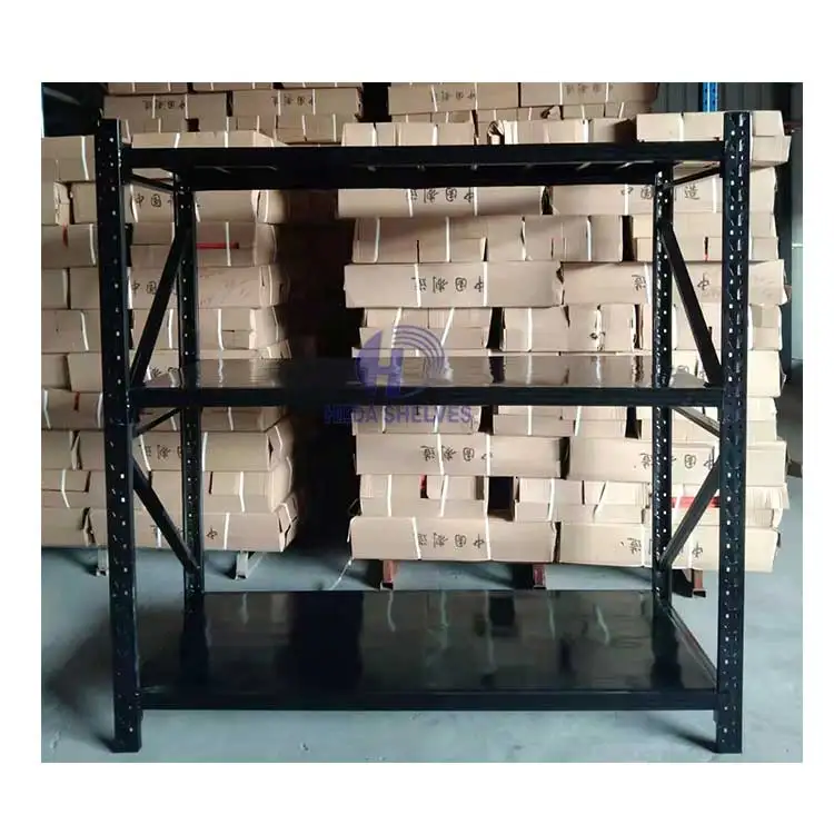 Custom Heavy Duty Shelving - 300 Kg Layer Garage Black 4 Tier