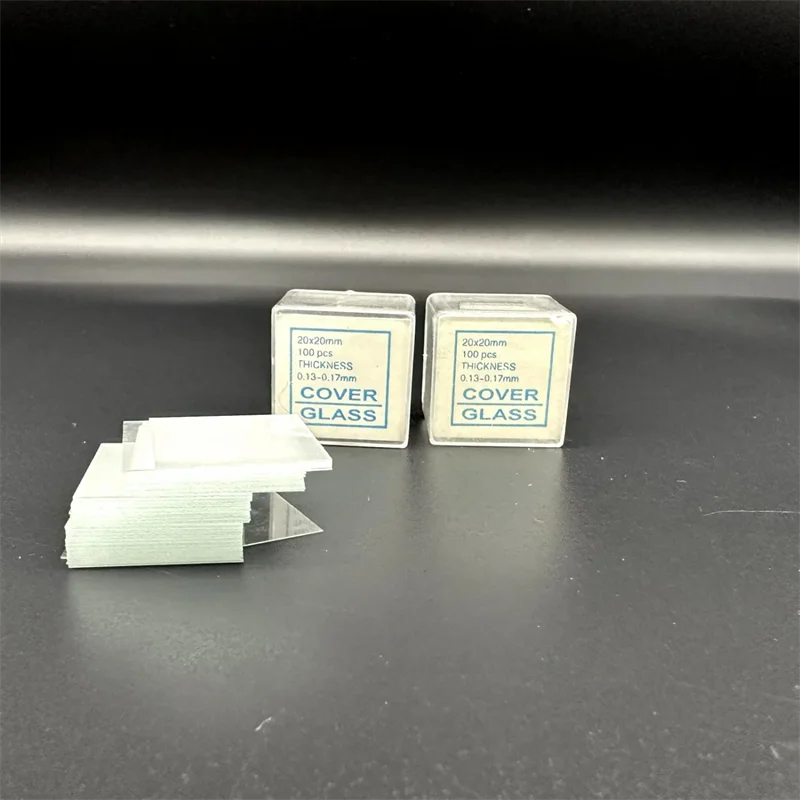 Coverslip Cover Glass Microscope Slides 18*18 - Buy Coverslip slide ...