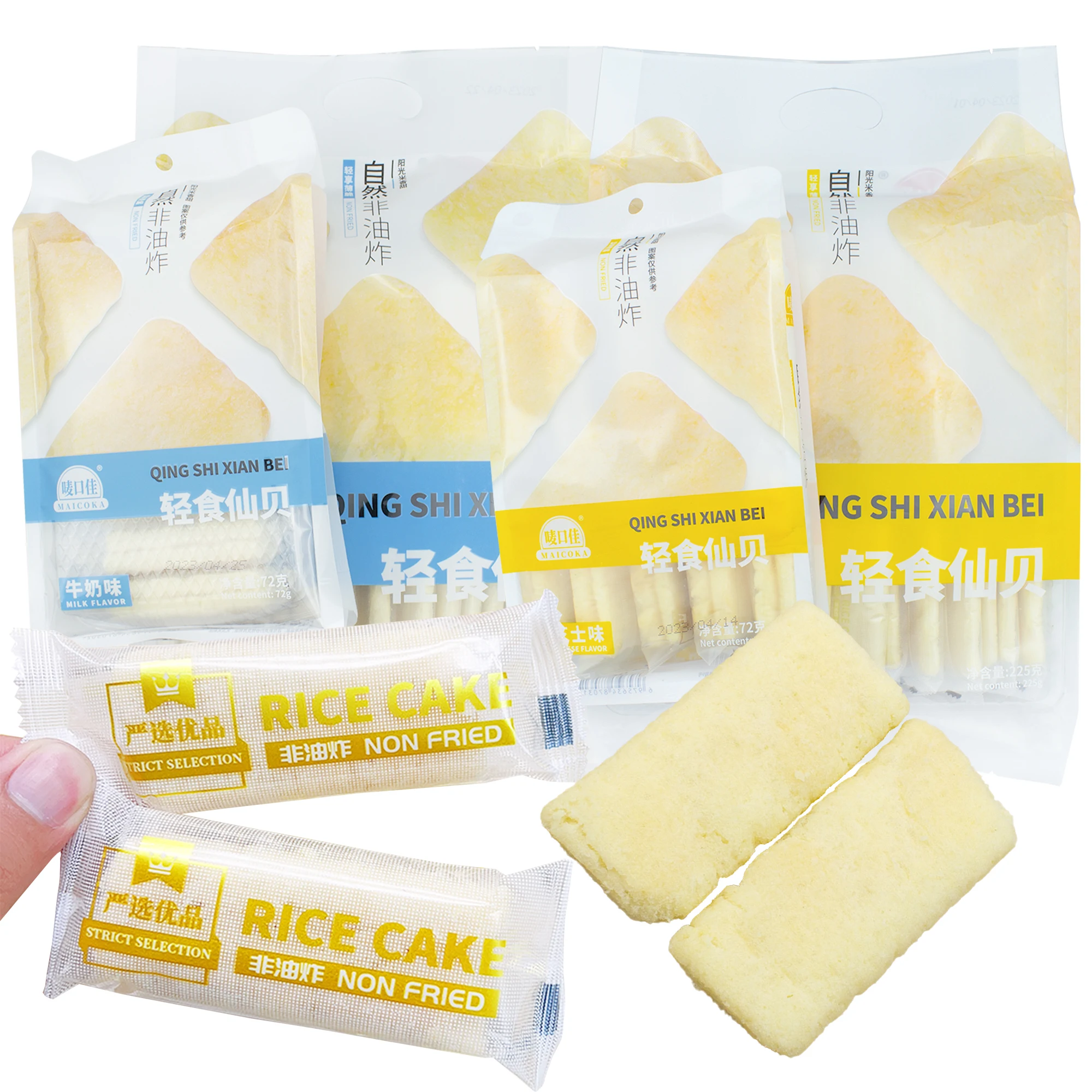 Rice Crackers Manufacturers High Quality Original Flavor Biscuit Snacks ...