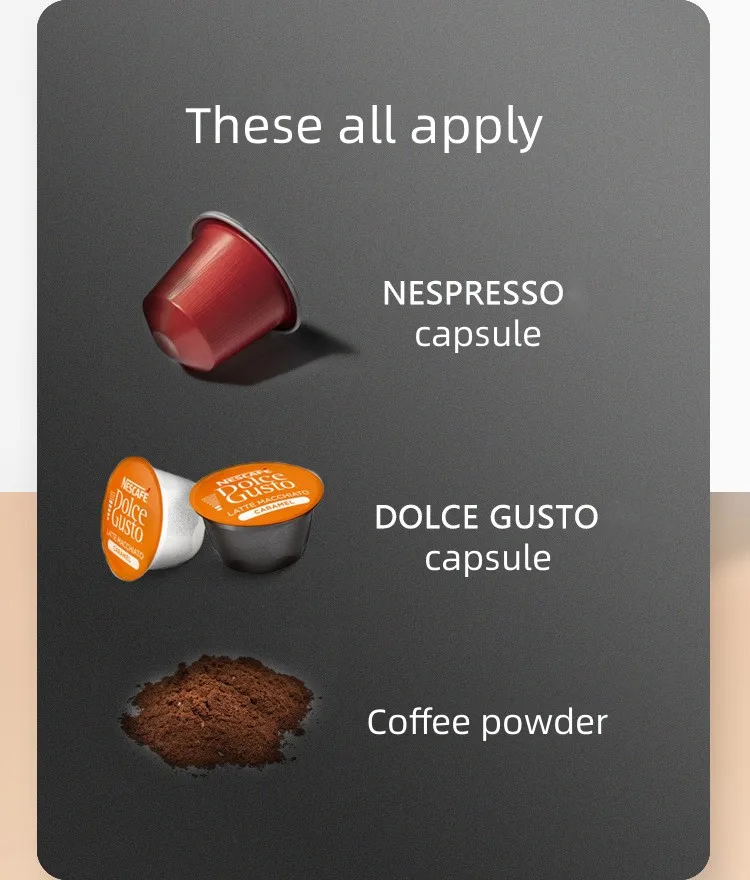 Luxury Intelligent Semi-automatic Espresso Electric Capsule Coffee ...
