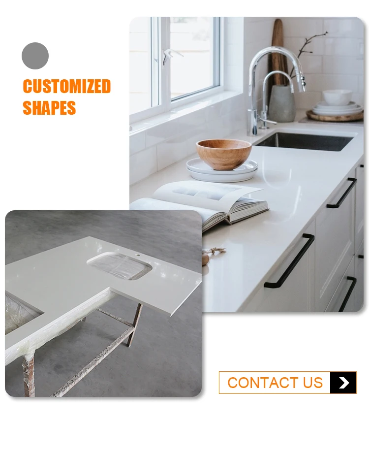 KKR Solid Surface Countertop Kitchen Worktop Solid Surface Kitchen Countertops Kitchen Island ...