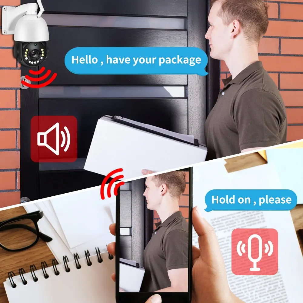 8mp 4g Ip Camera Outdoor 30x Optical Zoom Ptz Cameras Metal Shell Ai ...