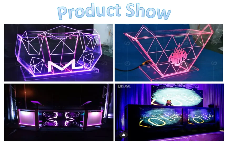 Dj Booth Led Display Night Bar Yake Dj Booth Led Display Full Color ...