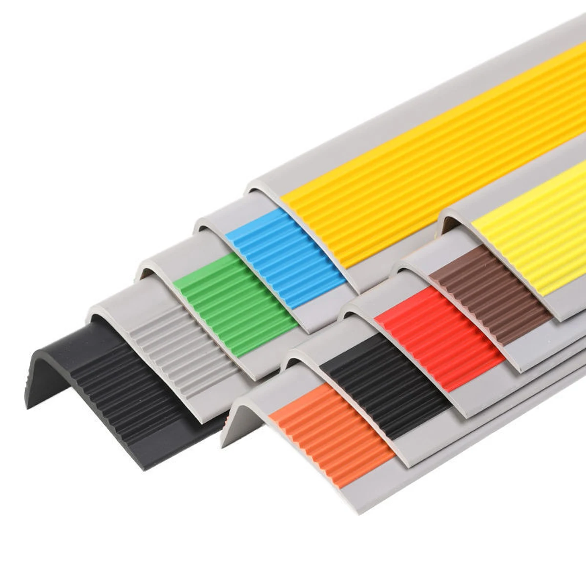 Plastic Rubber Stair Nose Edge Trim - Durable Protection