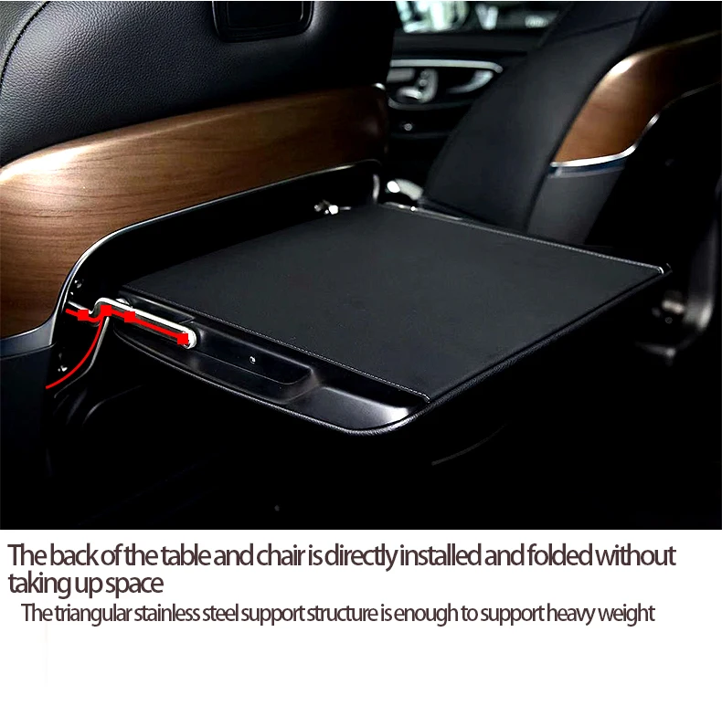 Luxury Electric Folding Car Seat Table With Leg Support - Oem Available