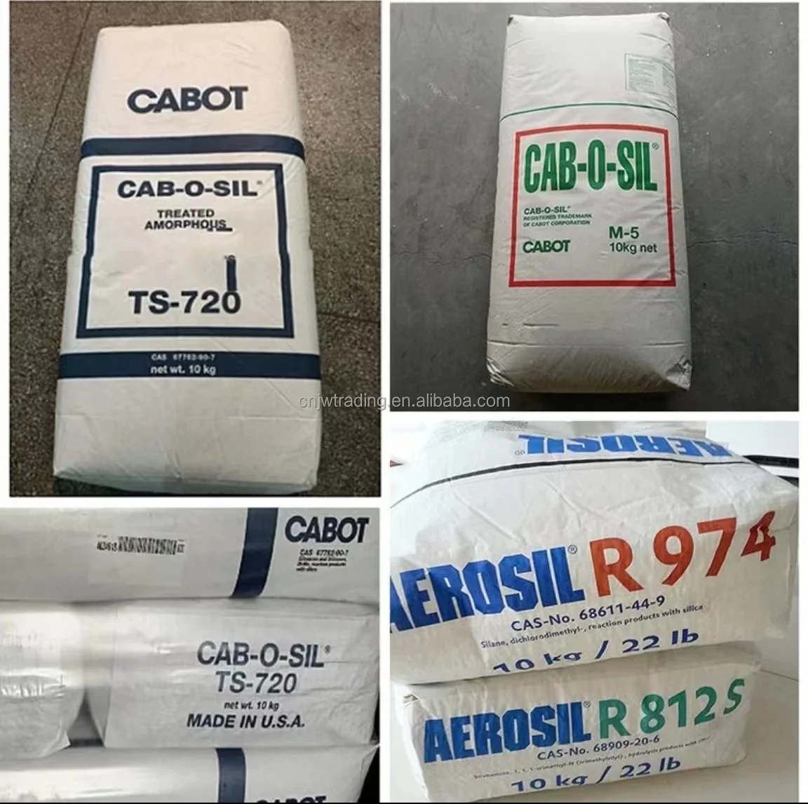 Wacker Hydrophobic White Carbon Black H15,H20,H17,H18,H30,H30rm,H2000 ...