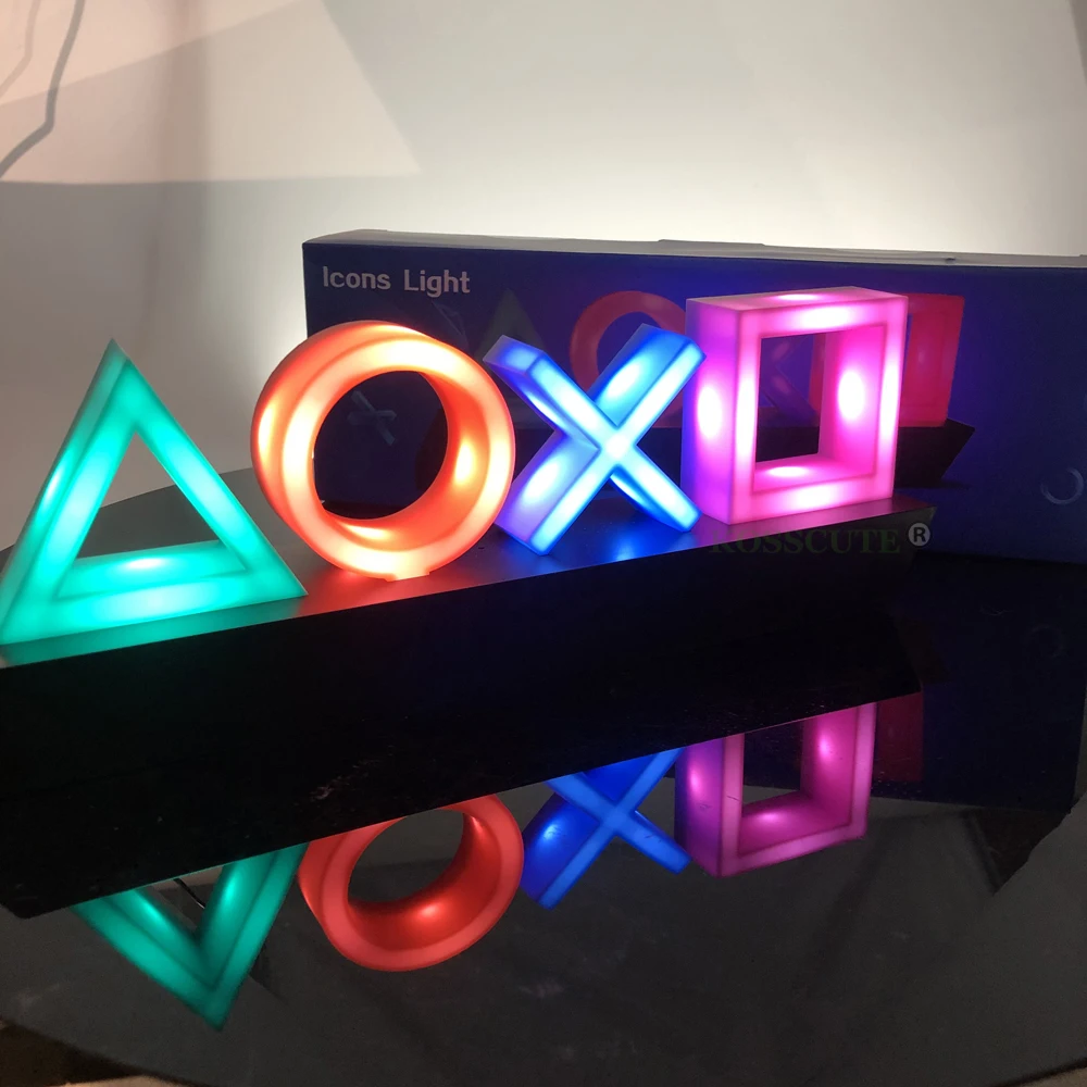 New Product Decoration Ps4 Ktv Computer Room Icon Light Usb Charging ...