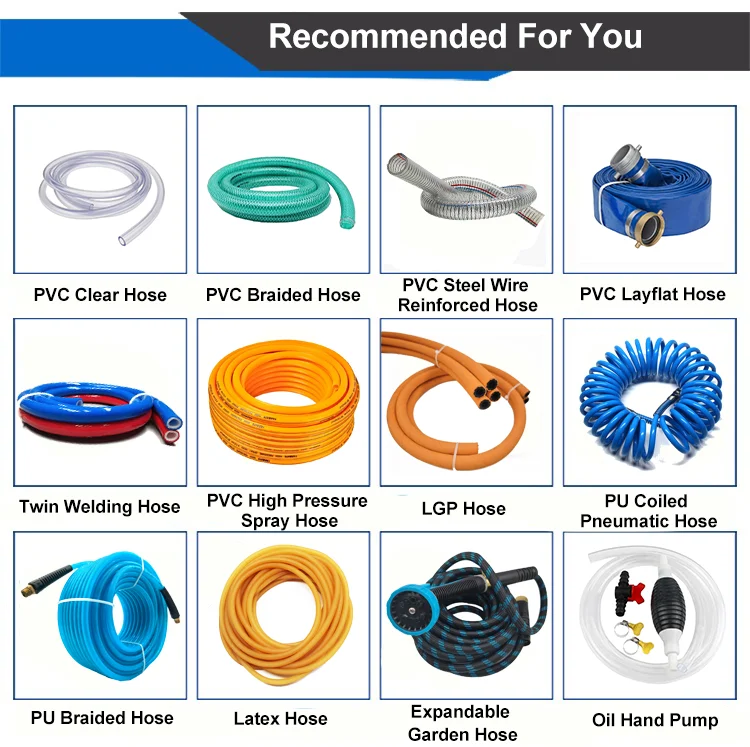 Pure Extrude Vacuum PVC Clear Flexible Tube Transporting Industry Grade ...