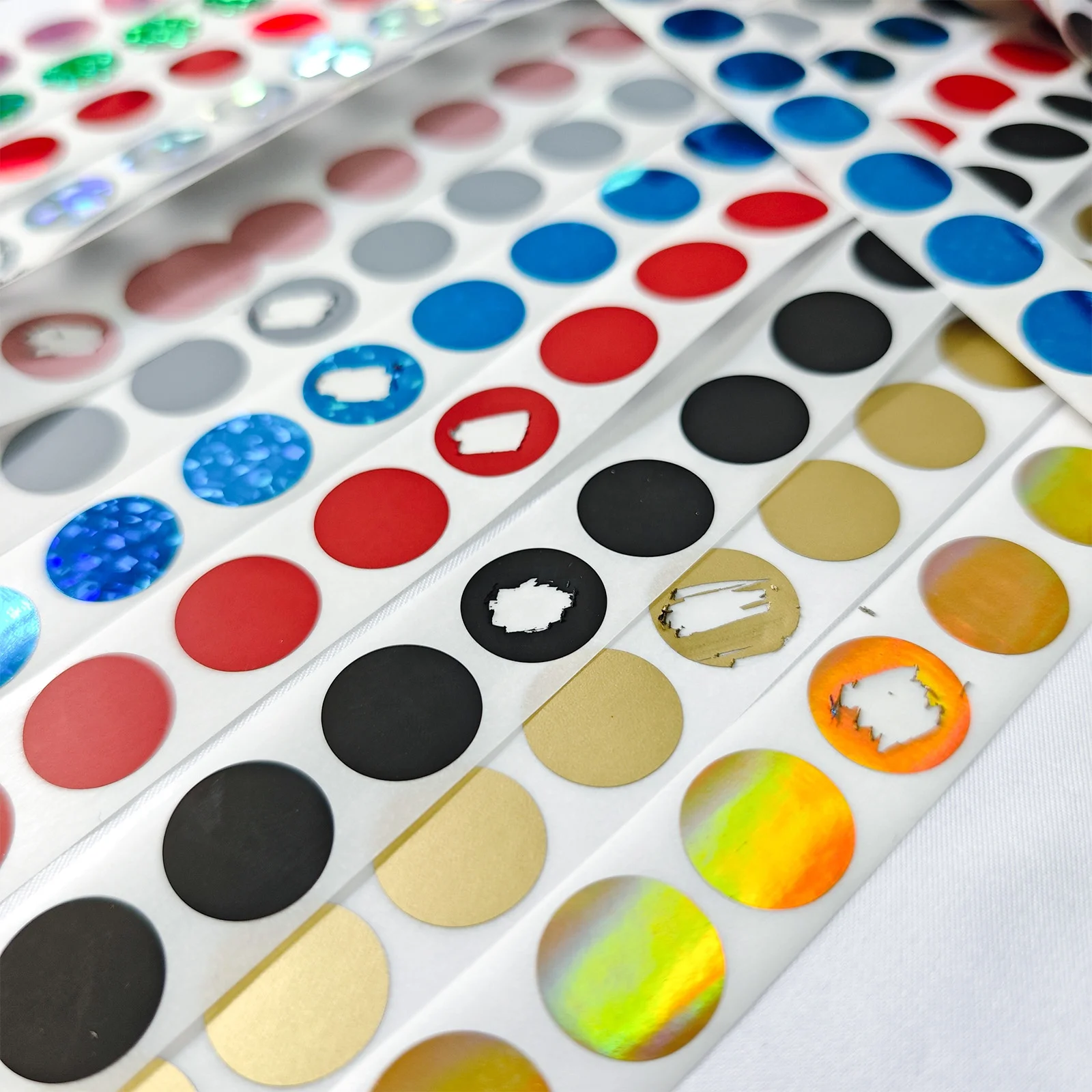 RTS Adhesive Scratch off Labels for Packaging Personalized Circle ...