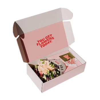 Custom Flower Arrangement Mailer Boxes Wholesale Floral Packaging ...