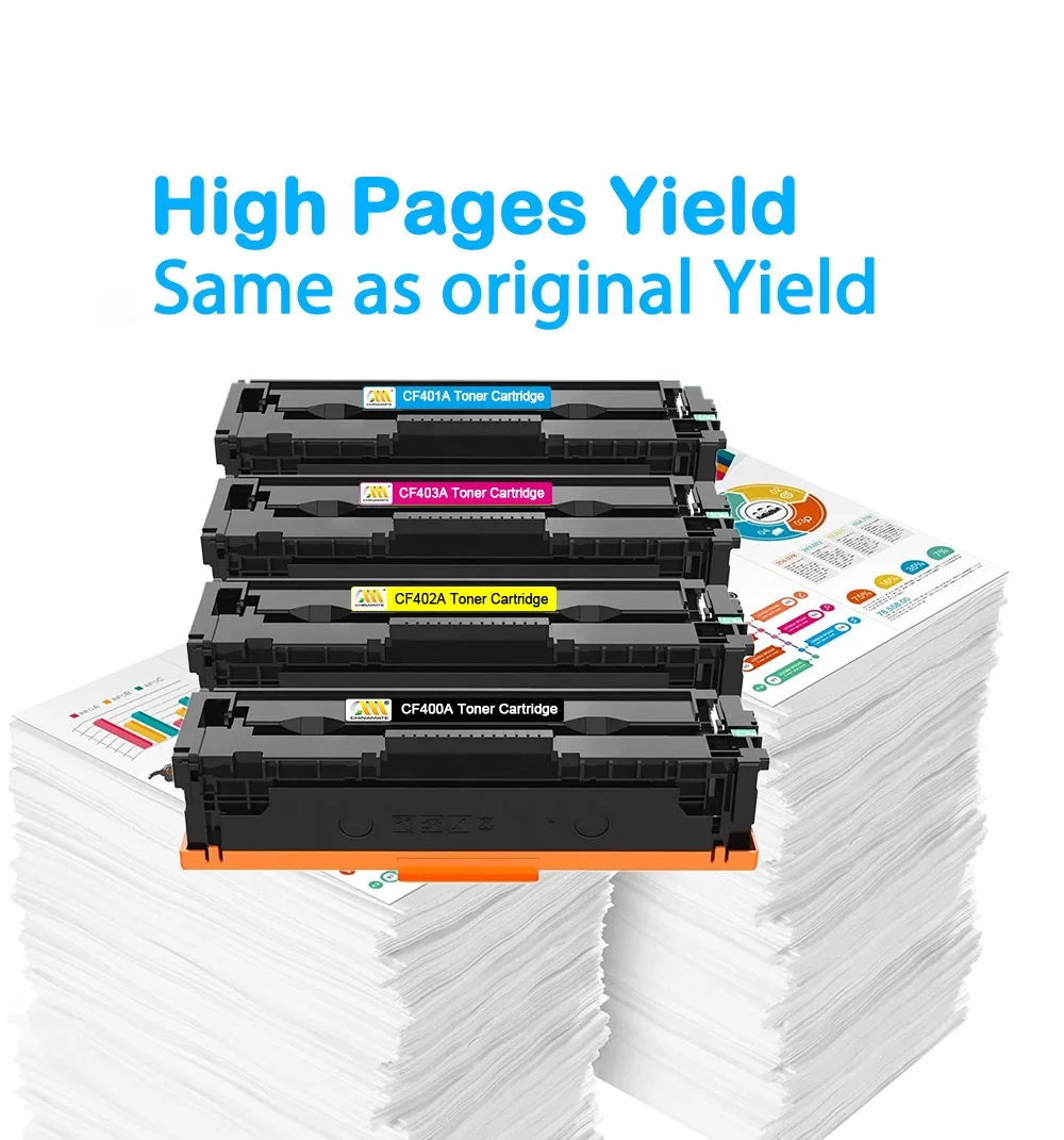 For Hp 201a Toner Cartridge Cf500a Cf540a Cf400a 045 054 For Hp Mfp ...
