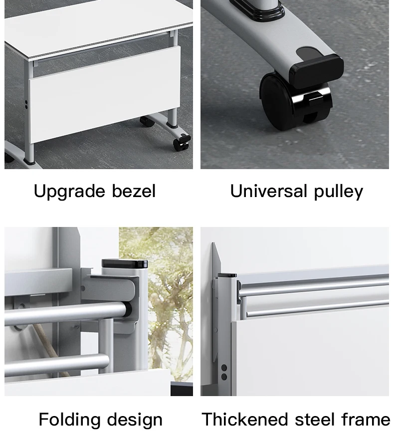 Modern Foldable Training Table Folding Conference Table Training Room ...