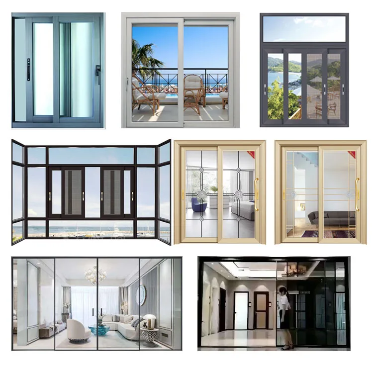 Aluminium Unbreakable Windows - CE Standard & Adjustable