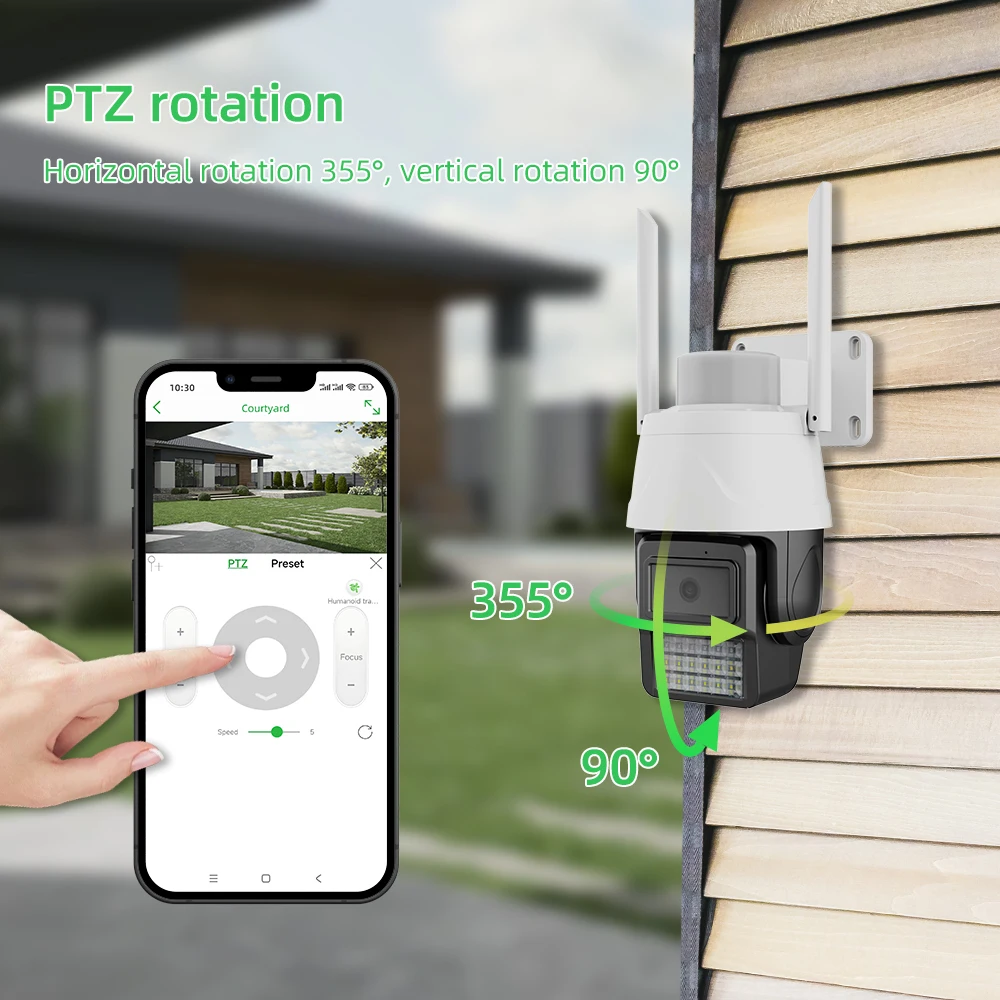 Outdoor HD IP Seetong PTZ Wifi Security Camera - Aoshi