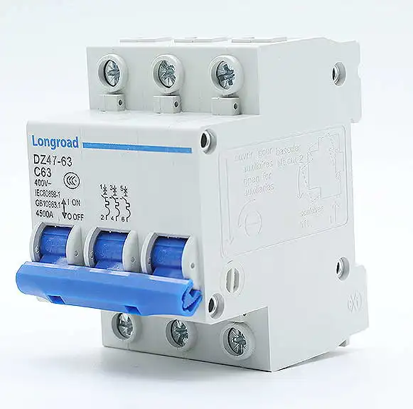 3c Ce 1p 2p 3p 4pole Mcb 1a 2a 6a 10a 16a 20a 25a 32a 40a 50a 63a ...