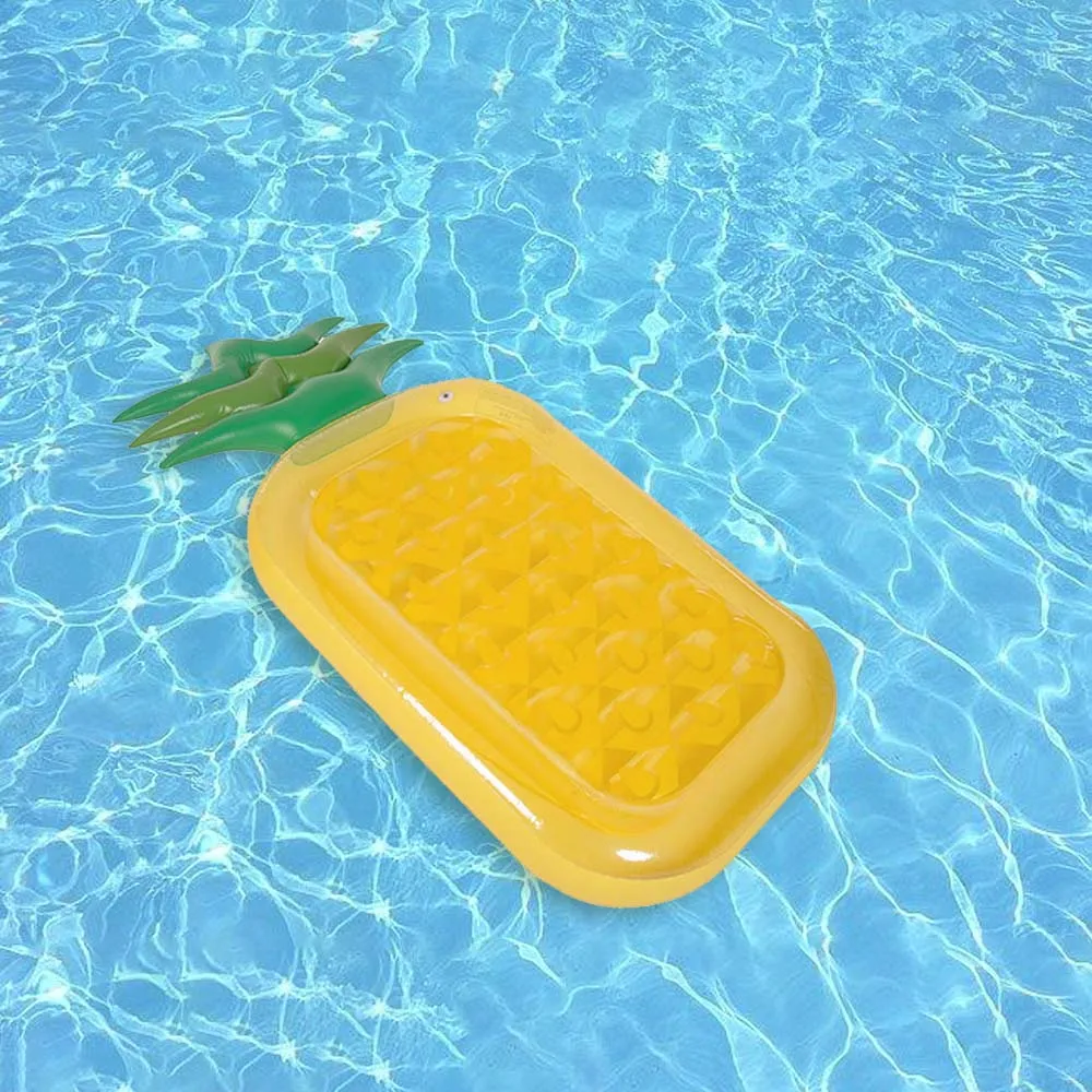Floatie Pineapple Pool Float Bed Inflatable Summer Water Floating Bed ...