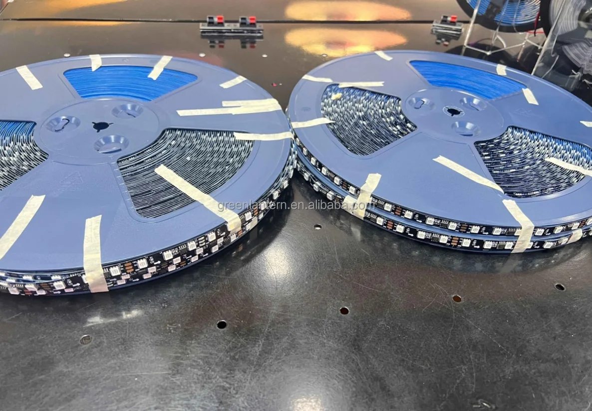 WS2811 Pixels 12V Strip 60LEDs/M SPI RGB IC Full Color LED Light 2811 ...