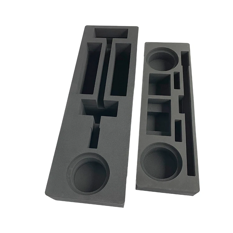 Custom die cutting black epe packing foam tool inserts for motor ...