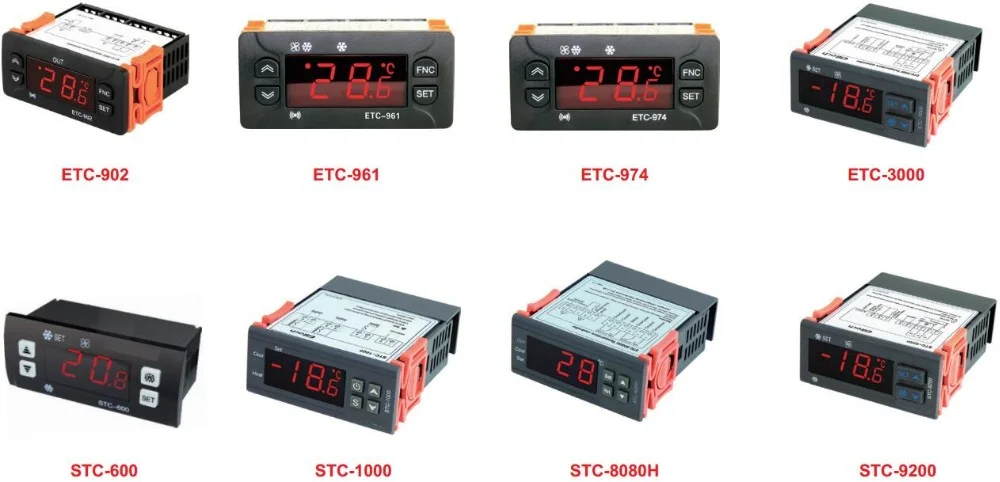 SCT-1000 Digital Thermostat Refrigeration and Defrosting Controller ...