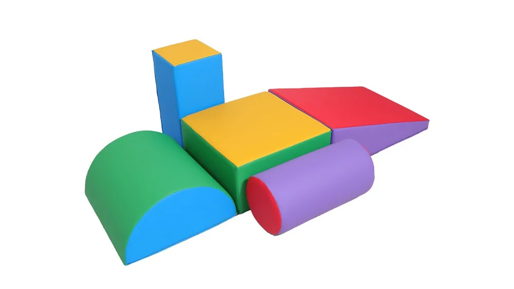 Children Play Center Soft Play Set Foam Blocks Neutral Indoor ...