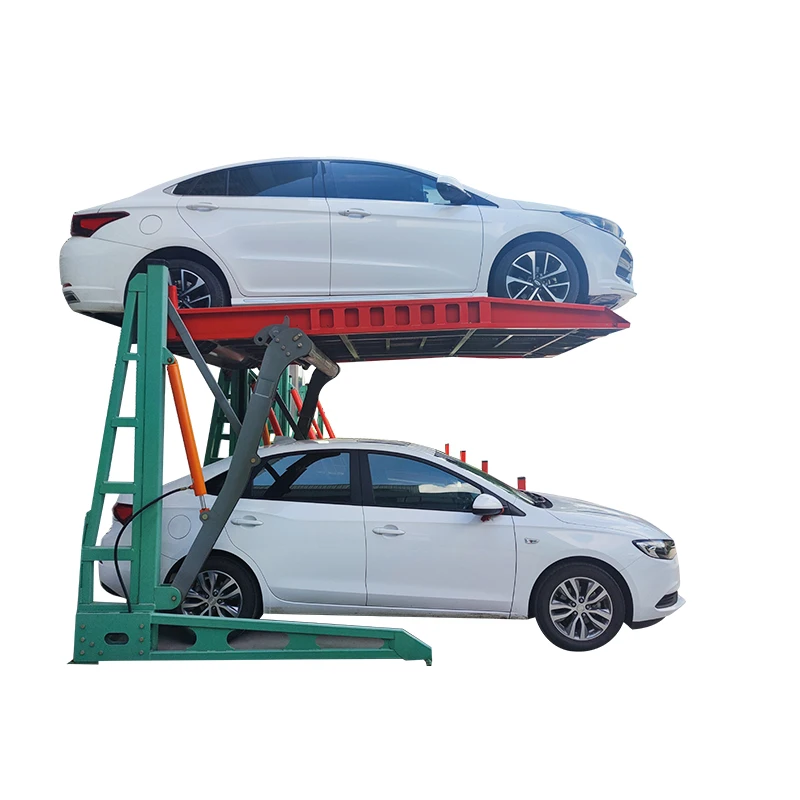 2 levels 2 posts parking car lift steel garage car parking used car ...