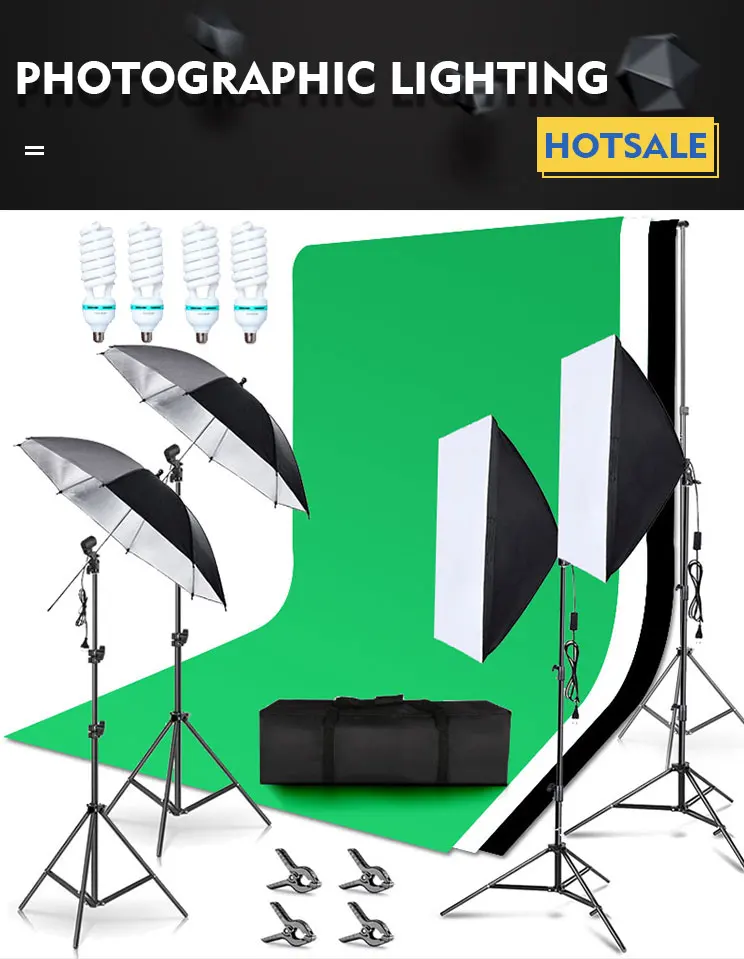 Photographic Fill Light - LED Video Light Stands Kit