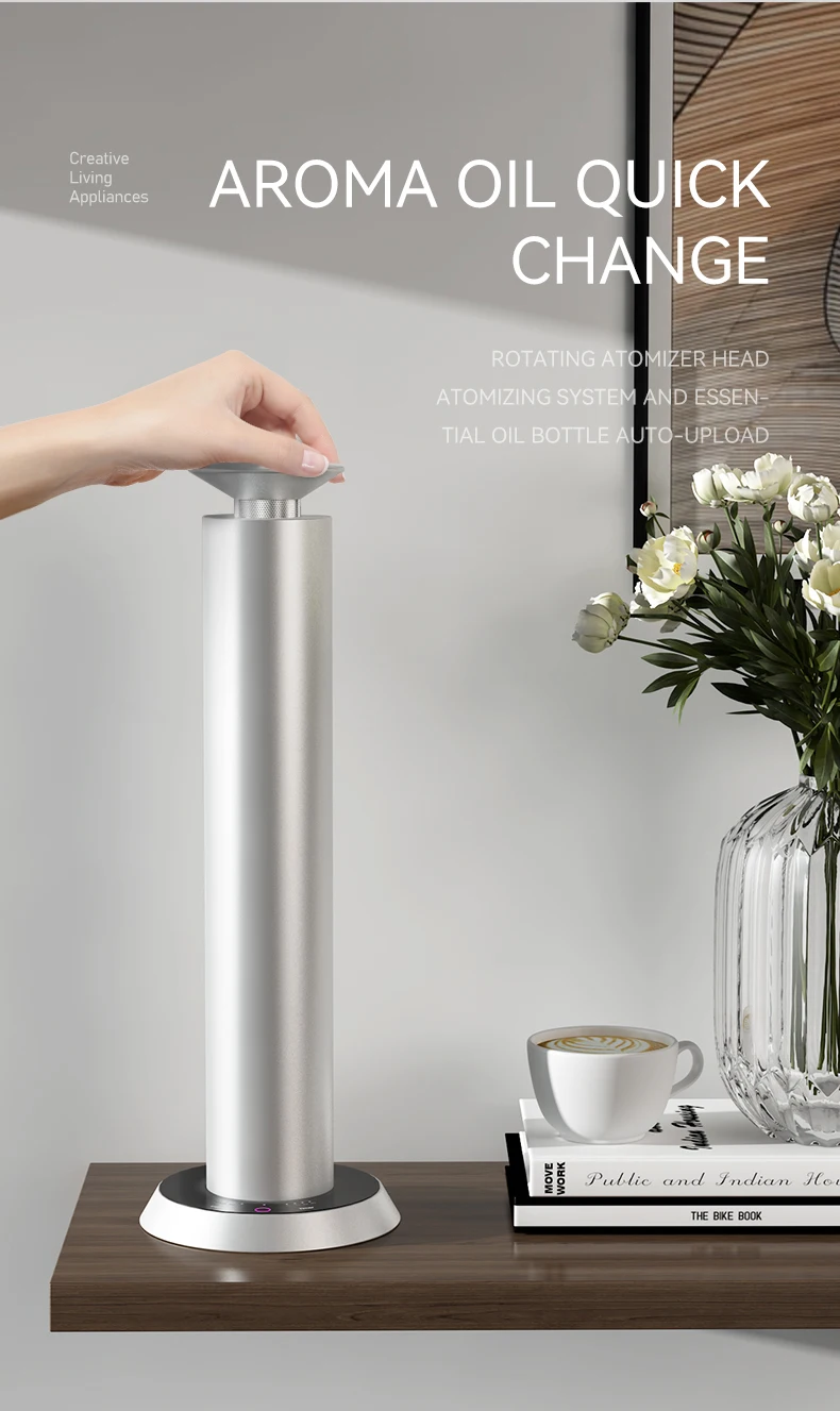 New Smart Aroma Diffuser 10000mah Battery Waterless Essential Oil ...