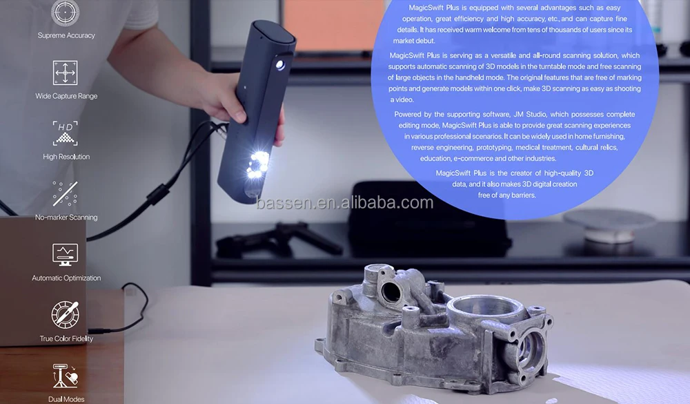 Professional 3d Digitizing Solution Handheld 3d Scanner For Ender 3d ...