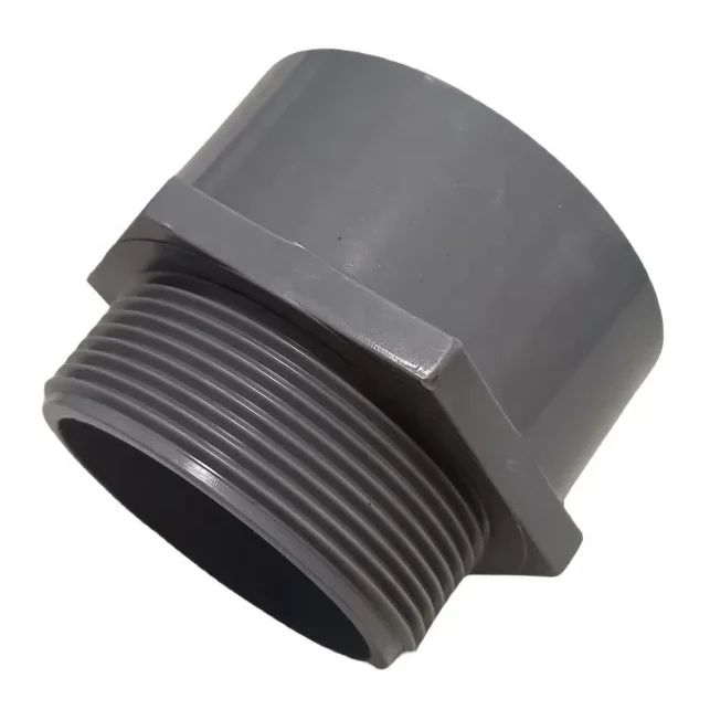 2 Inch Pvc Male Thread Terminal Adapter Straight Connector Electrical ...