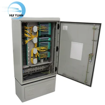 288 Core Smc Outdoor Fiber Optical Terminal Cabinet Fiber Optic ...