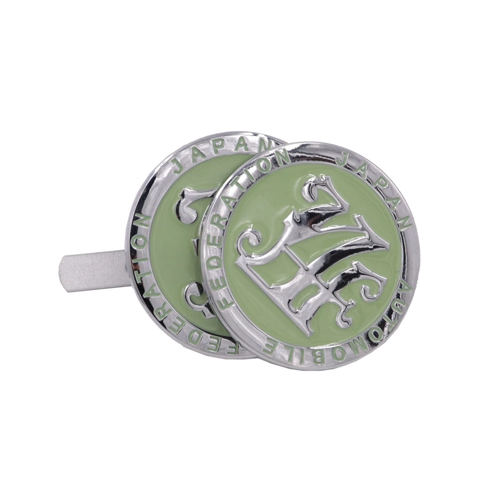 JDM Metal JAF Front Grill Badge Body Stickers 83mm