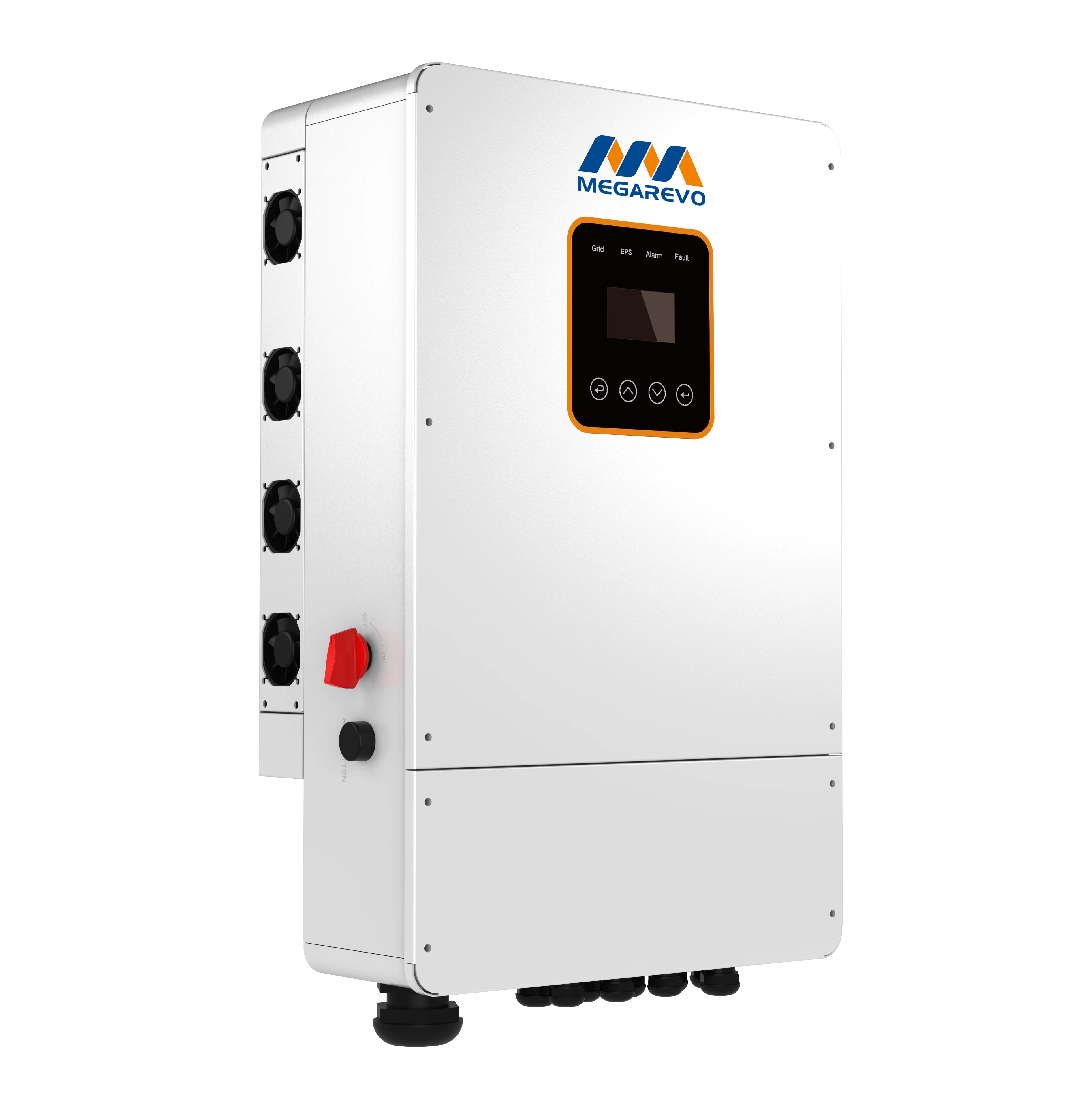 MEGAREVO low voltage battery 12kw parallel to three phase with breaker ...