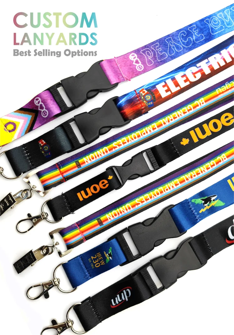 Custom Sublimation Id Card Lanyard Ribbon For Medal - Buy Neck Lanyards ...