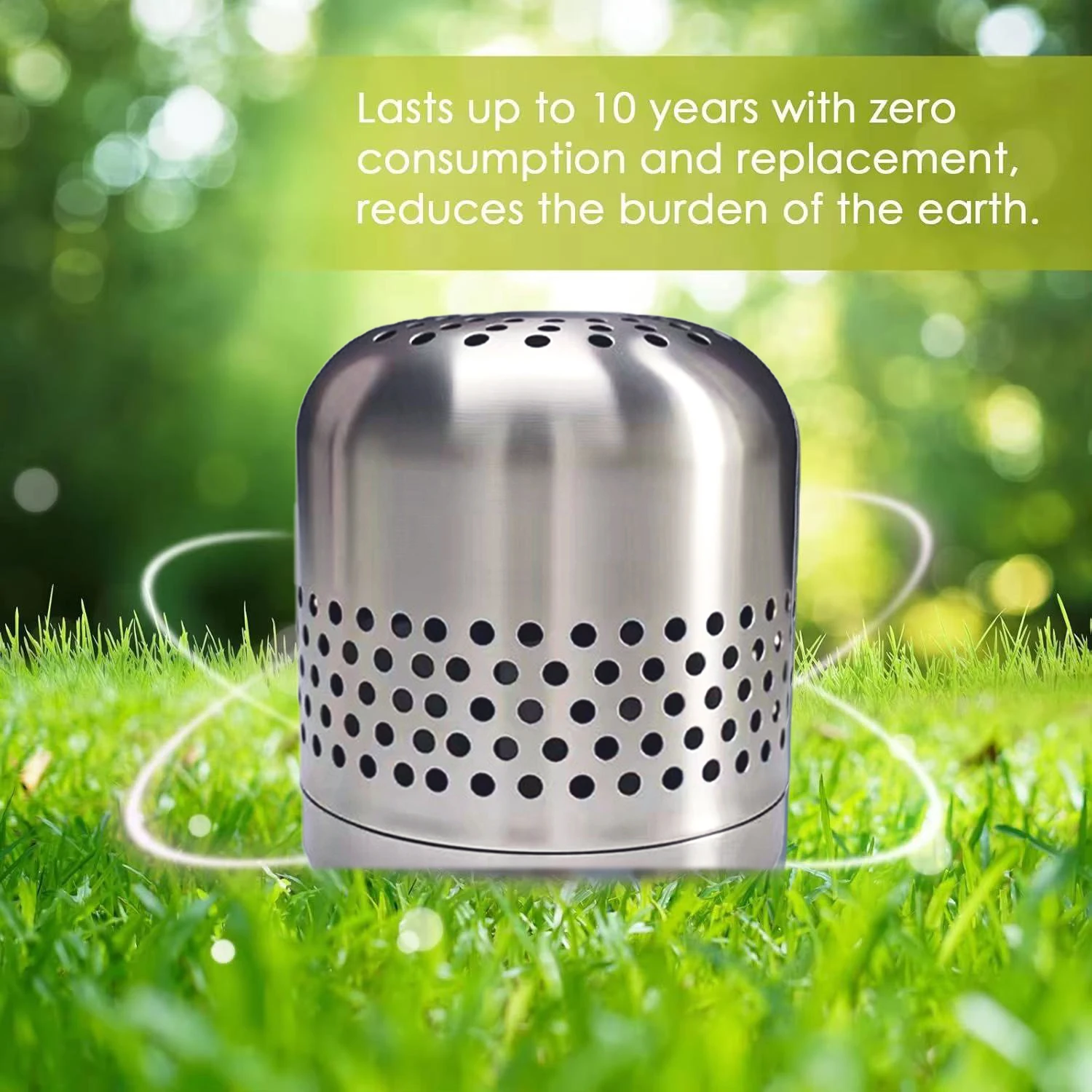 Portable Solid Stainless Steel Refrigerator Deodorizer
