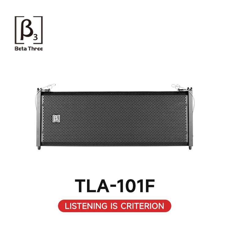 2022 Betathree Two Way Dual 10" Weatherproof Line Array Speaker 10 Inch Speaker 1080w Rms Line ...