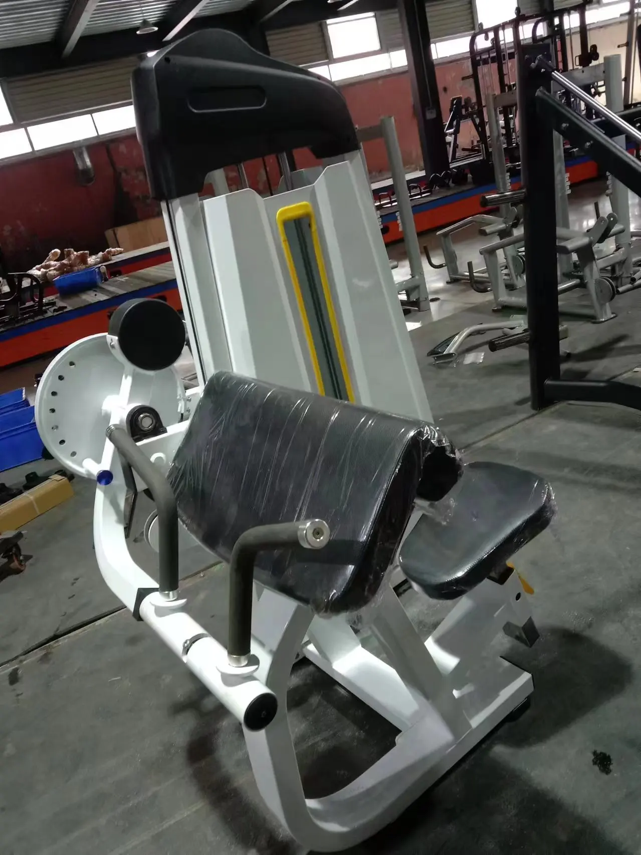 Xinrui High End Arm Curl Machine 3 Plate Loaded Seated Biceps Curl for ...