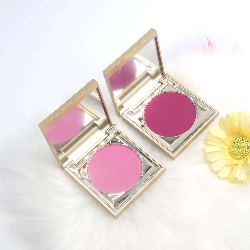 Wholesale Low Moq Organic Single Blush Powder Palette With Customized ...