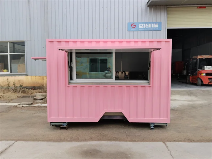 Double-deck Restaurant Kiosk Modified Prefab Modular Coffee Shop ...