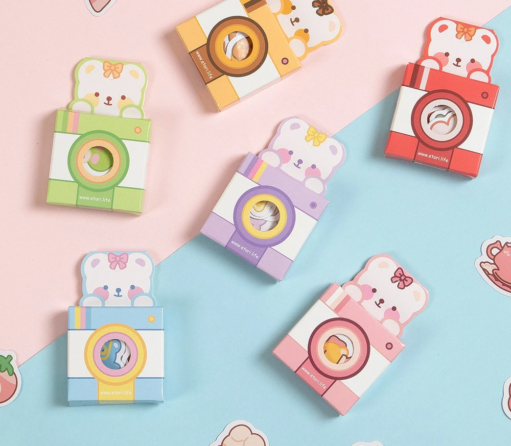 Cute Candy Kawaii Student Kids Carton Bear Animal Design Journal Diary ...