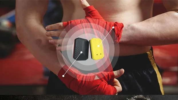 Punching Strength Times Speed Sensor Wearable Light Waterproof Boxing ...