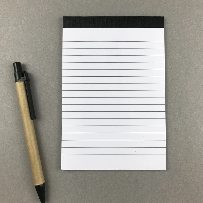 80G Thick Self-Adhesive A6/A7 Notepads 50 Sheets Jotter Lined Draft ...
