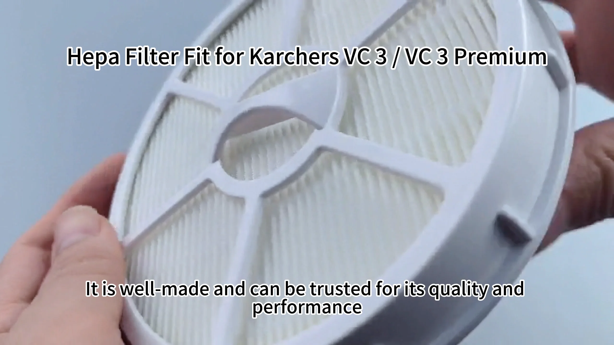 Hepa 13 Filter Fit For Kar-cher Vc 3 Multi-cyclone Vacuum Cleaner ...