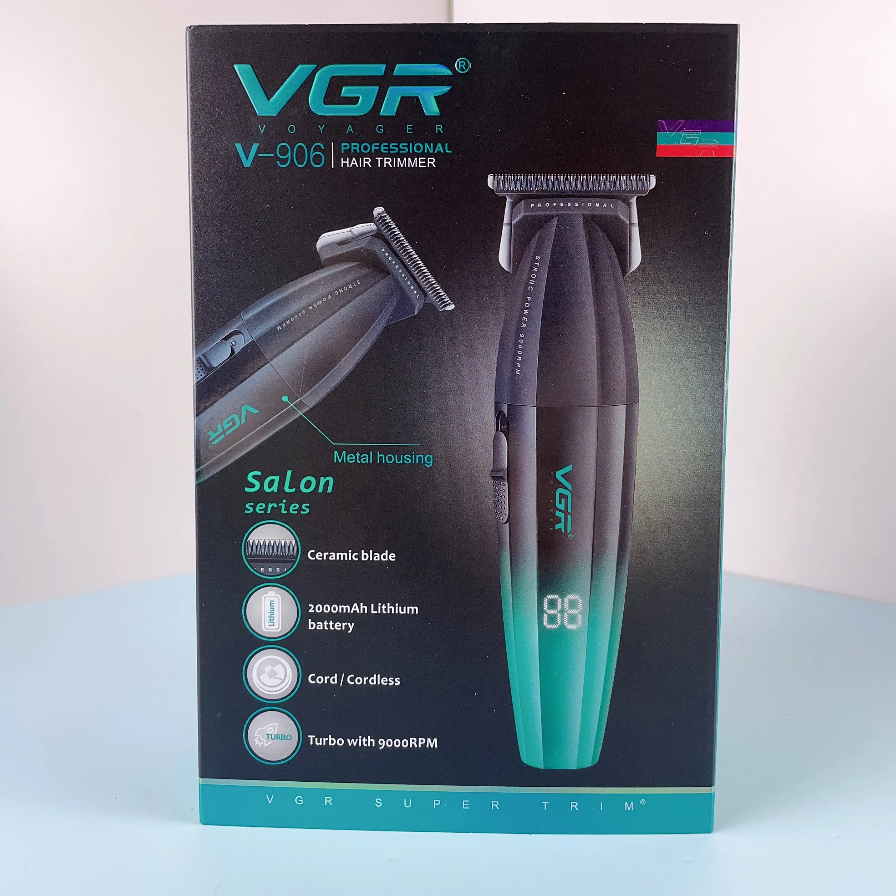 Vgr V-906 Electric Cordless Hair Trimmer for Professional Cuts
