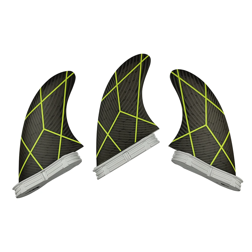 Tri Set Double Tabs2 Fiberglass Surfboard Fins For Surfboard - Buy ...