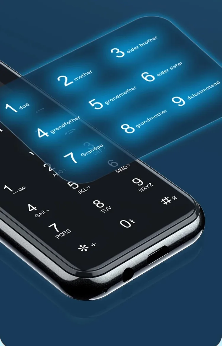 V8 Mini Mobile Phone - Dual SIM, 1000mah Battery, MTK6261D