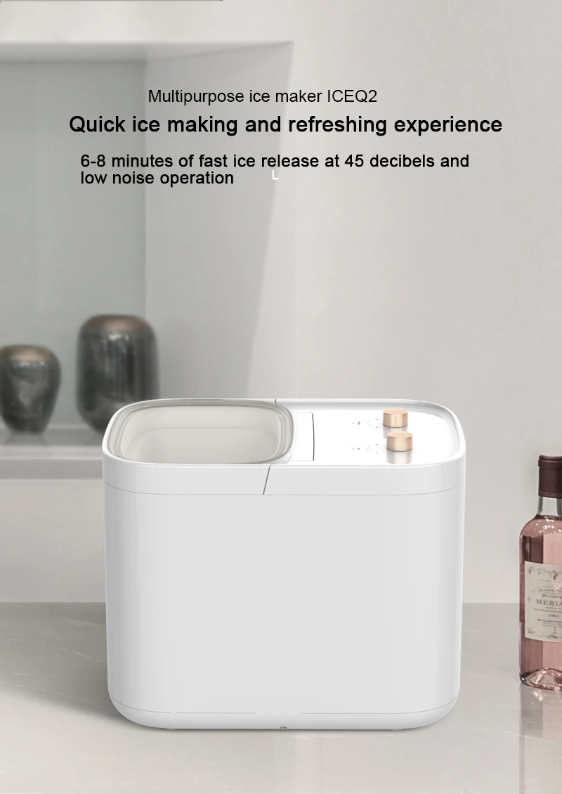 Automatic Ice Making Machine Mini Dormitory Round Ice Making Machine ...