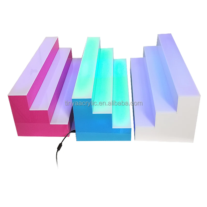 Acrylic Stair Step Display - Elegant & Durable Solutions