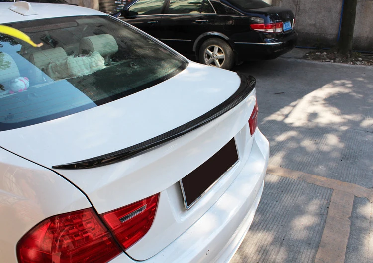 JCSPORTLINE Carbon Fiber Trunk Wing for BMW E90 M TECH 2005-2012 M3 ...